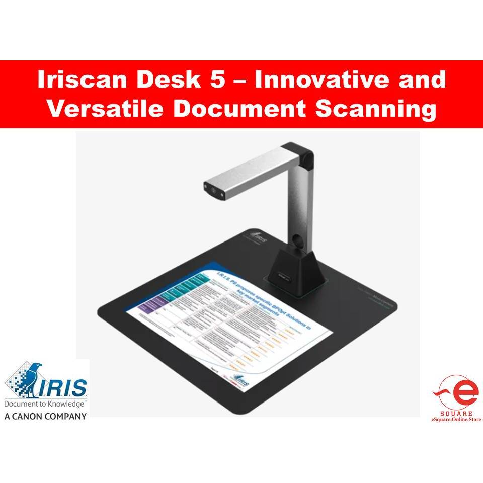 Iriscan Desk 5 – Innovative and Versatile Document Scanning | Shopee ...