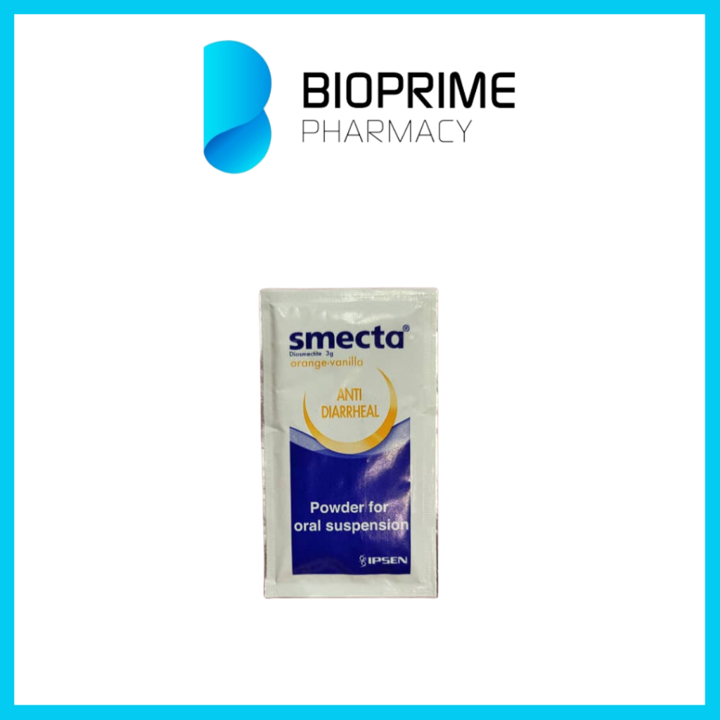 Smecta Orange-Vanilla Flavour 3g 1 sachet | Anti Diarrhea | Shopee Malaysia