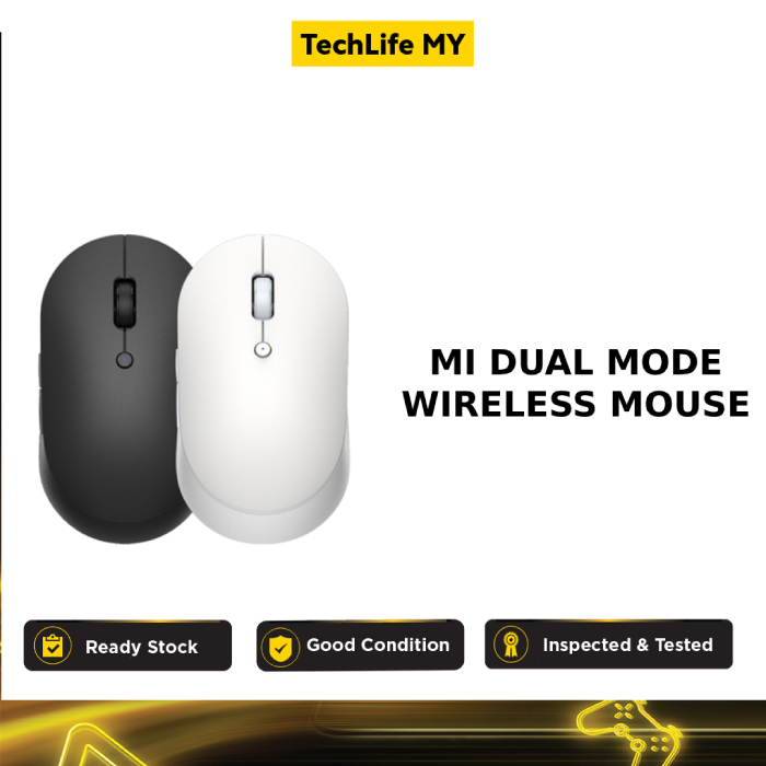 Mi Dual Mode Wireless Mouse | Dual-mode Connection | Silent | Side ...