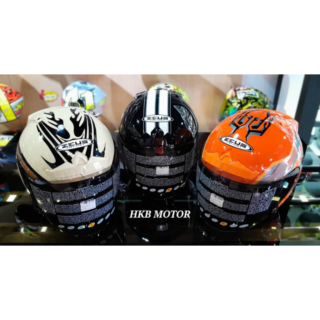 ZEUS GJ-609 OPEN FACE HELMET | Shopee Malaysia