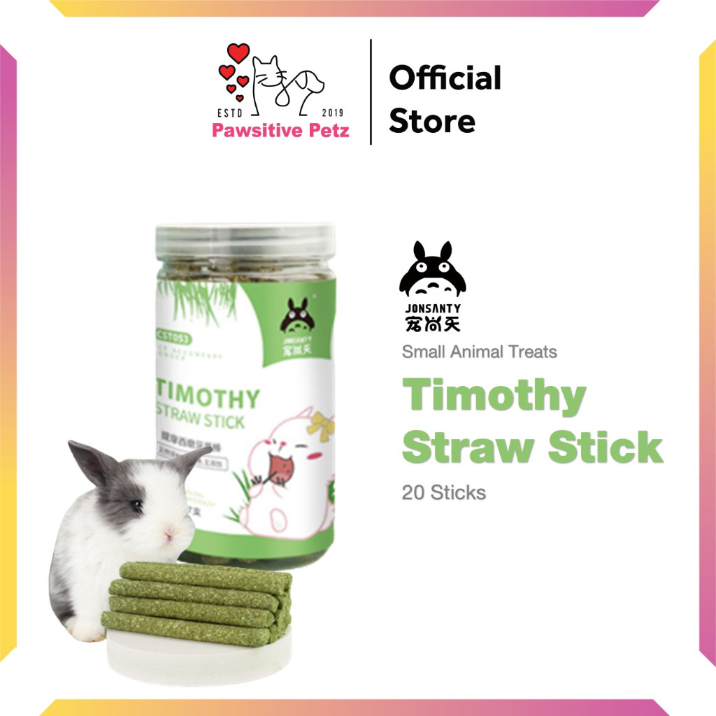 Jonsanty Hamster Snack Timothy Straw Stick (20 sticks) | Snek Haiwan ...