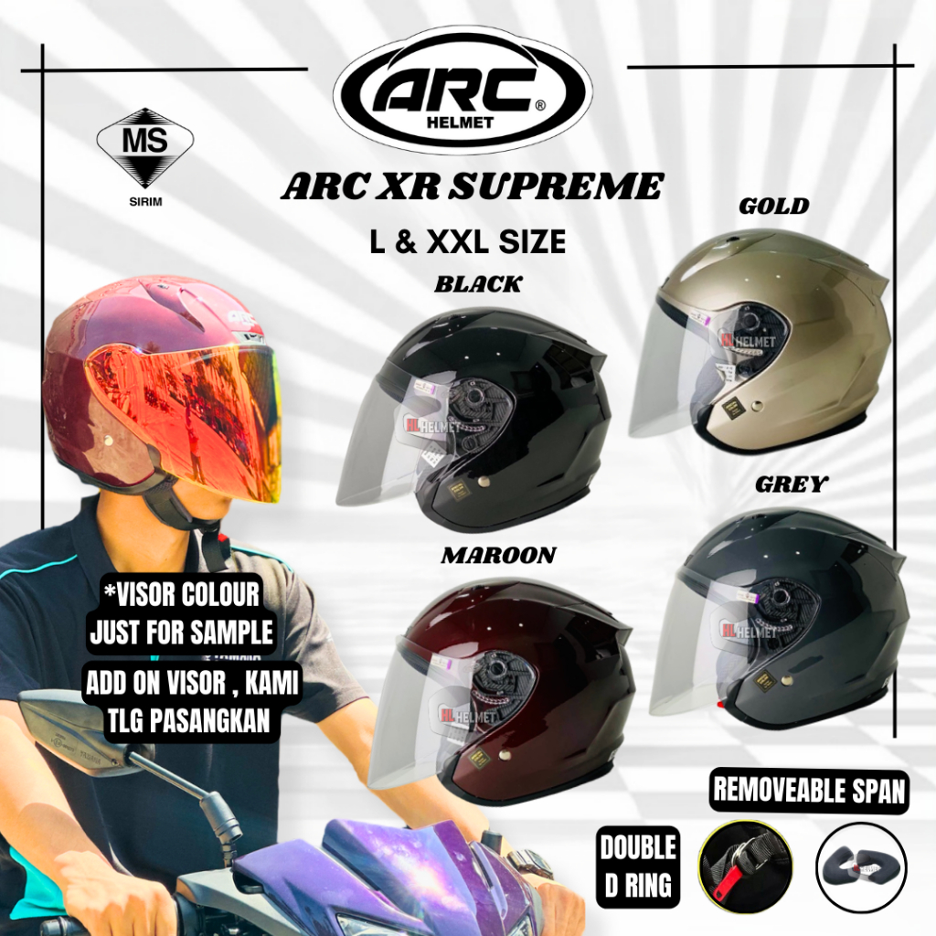 ARC XR SUPREME COLOUR HELMET ARC XR ORIGINAL (ARC HELMET XR SUPREME ...