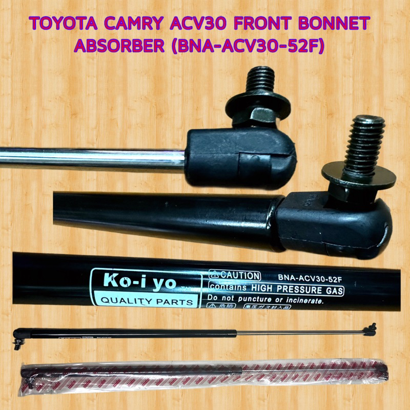 TOYOTA CAMRY ACV30 FRONT BONNET ABSORBER (BNA-ACV30-52F) READY STOCK ...