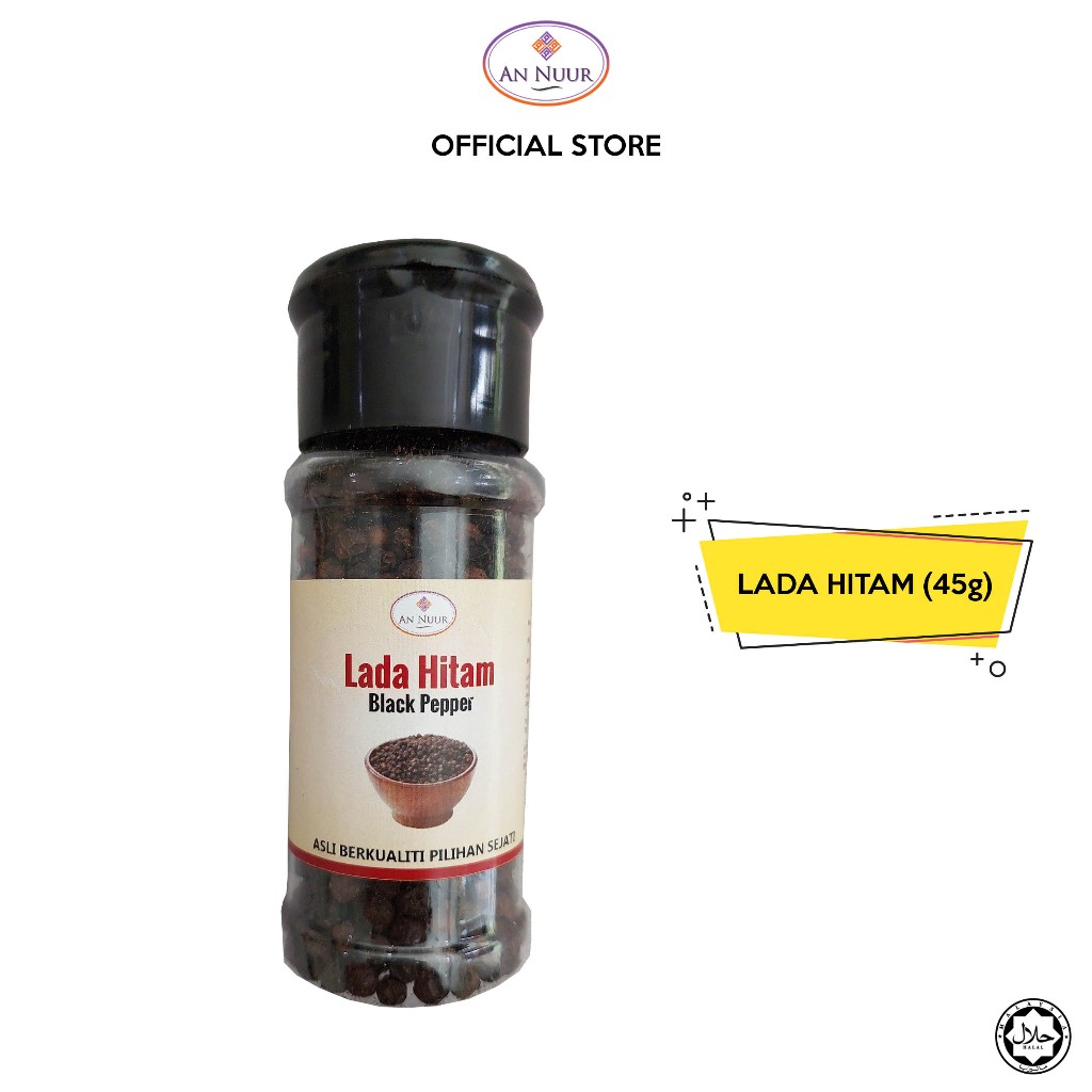 Rempah An Nuur Dalam Botol (Lada Hitam, Lada Putih, Serbuk Cili, Kulit ...