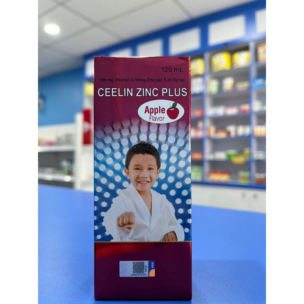 CEELIN ZINC PLUS SYRUP 120ML (APPLE FLAVOR) | Shopee Malaysia