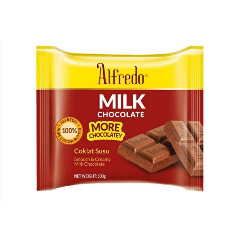 Alfredo Chocolate Bar | MADE WITH 100% PURE COCOA BUTTER (100g / 37g ...
