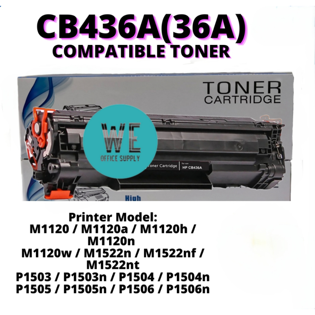 HP CB436A Compatible Toner Cartridge LaserJet | Shopee Malaysia