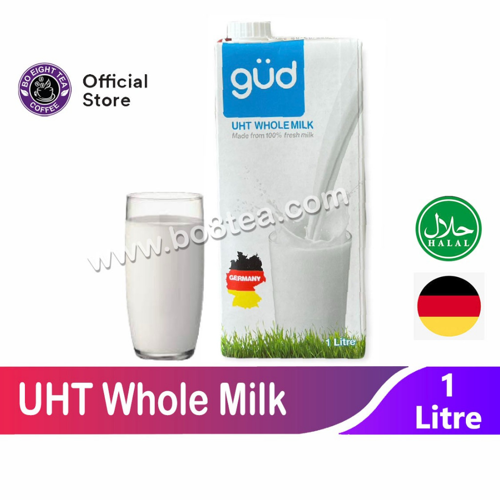 GUD UHT WHOLE MILK HALAL 1L 德国全脂牛奶 100% FRESH MILK / SUSU | Shopee Malaysia