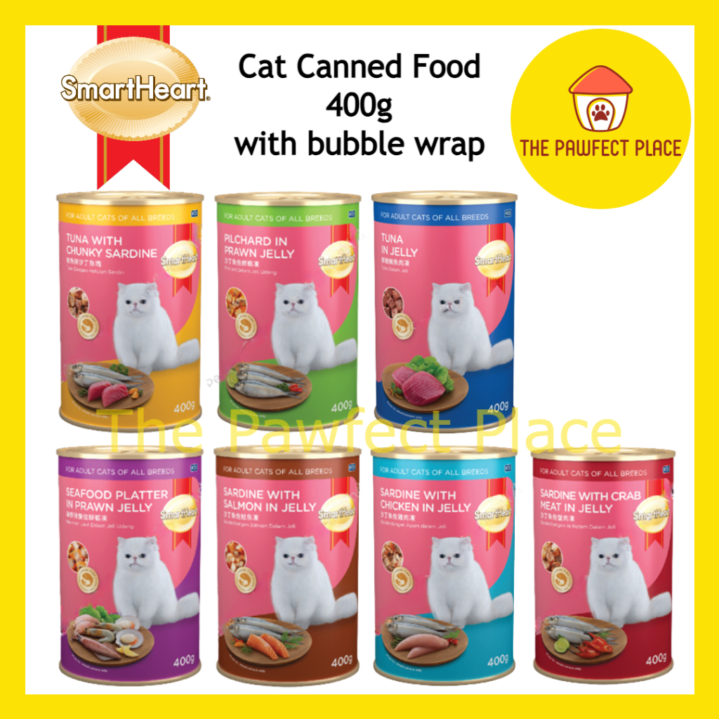 SmartHeart Cat Canned Food 400g Smart Heart Makanan Basah Kucing ...