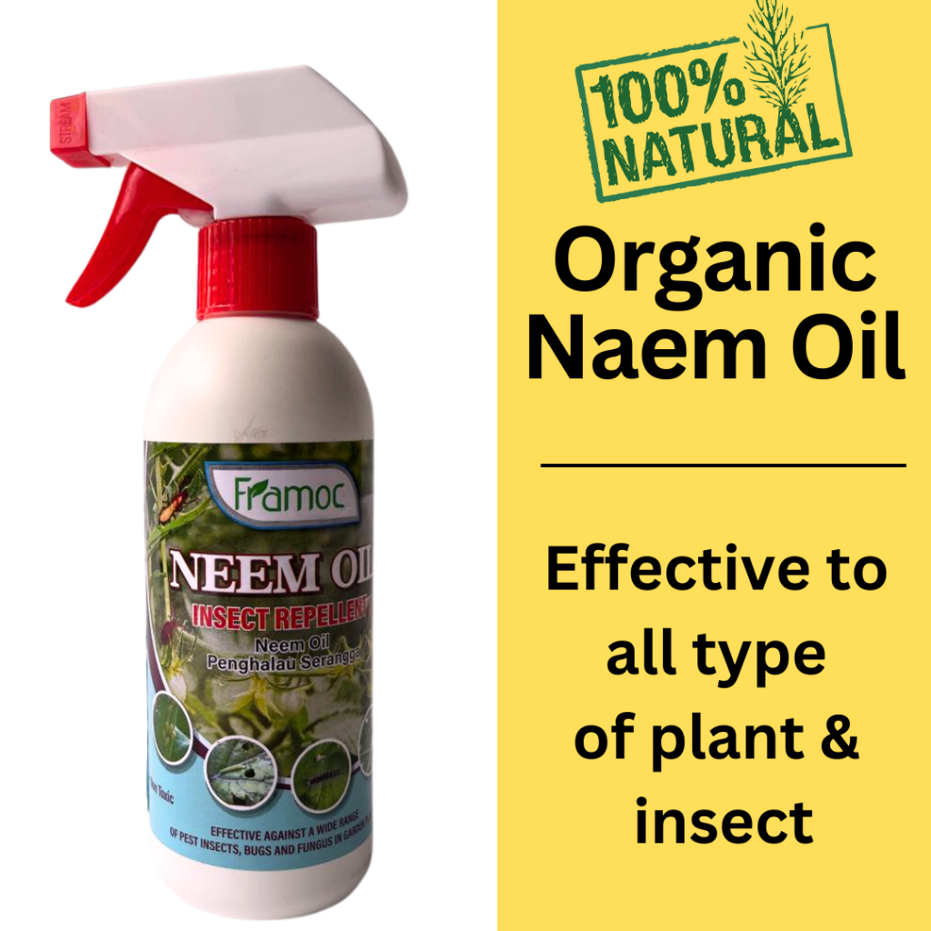 Easy Use_Neem oil & organic plant acid for insert repellent penghalau ...
