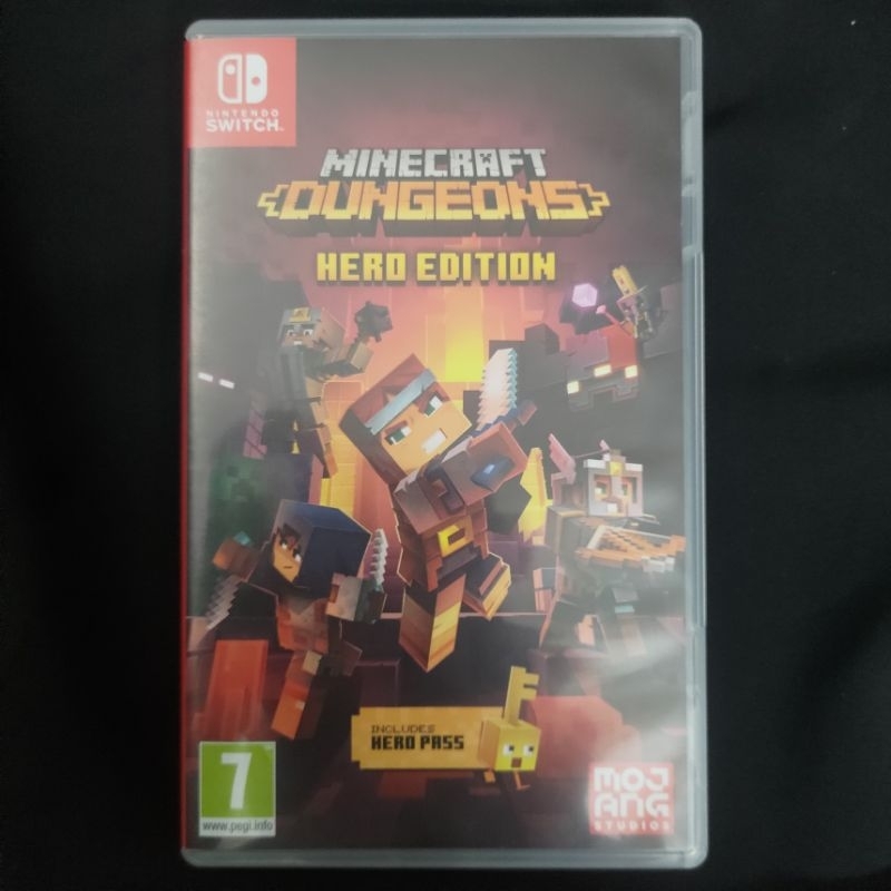 Nintendo switch Minecraft dungeons hero edition used | Shopee Malaysia