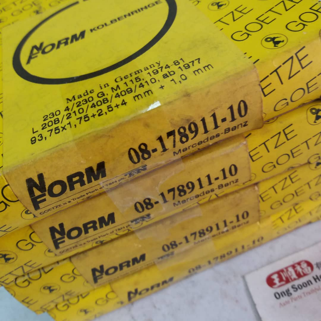 Mercedes Benz M115 W115 230.4 W123 230 L208 309 Piston Ring '040' 1 ...