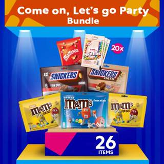 "Come On, Let's Go Party" Bundle - M&M's Snickers Maltesers Skittles ...