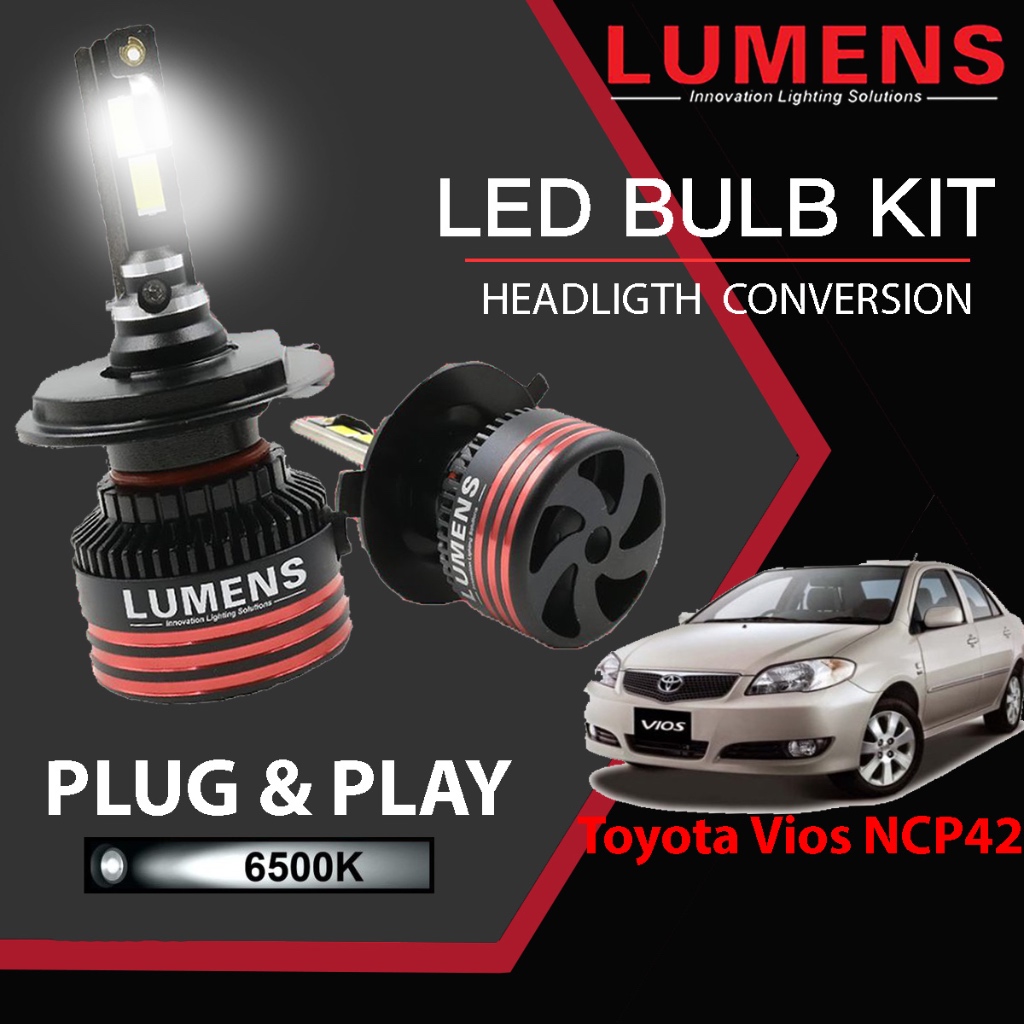 Toyota Vios NCP42 1st Gen (2002-2005) E,G Spec- LUMENS Car Lighting ...