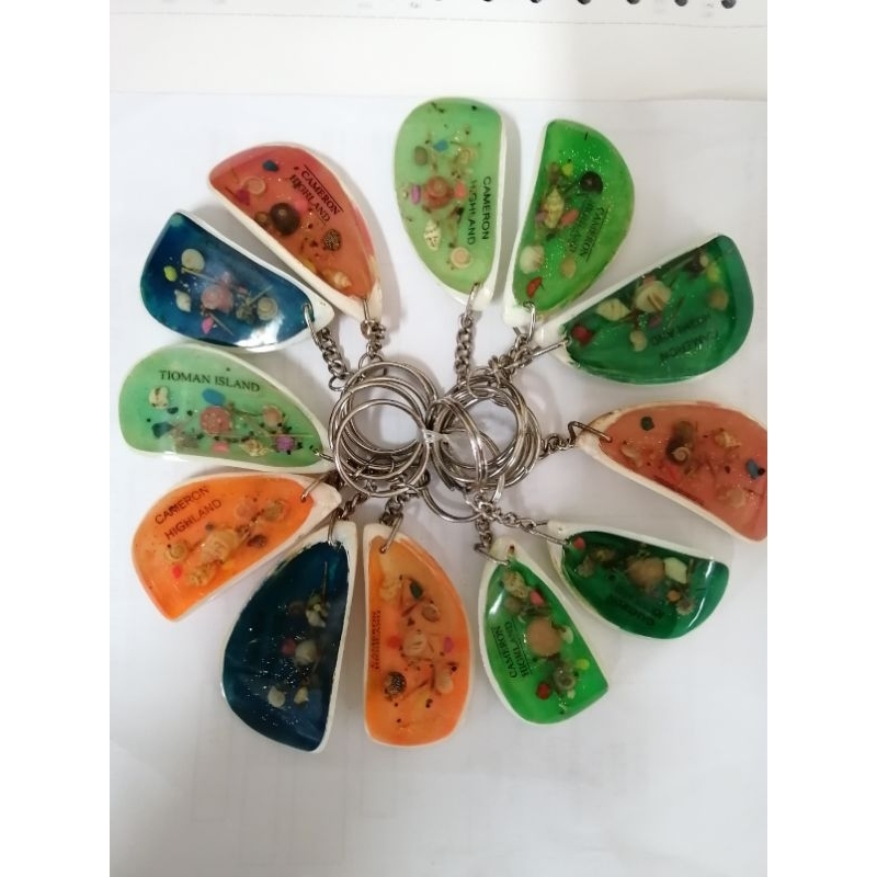 Keychain Resin Sea Shell Carmeron Highlands | Shopee Malaysia