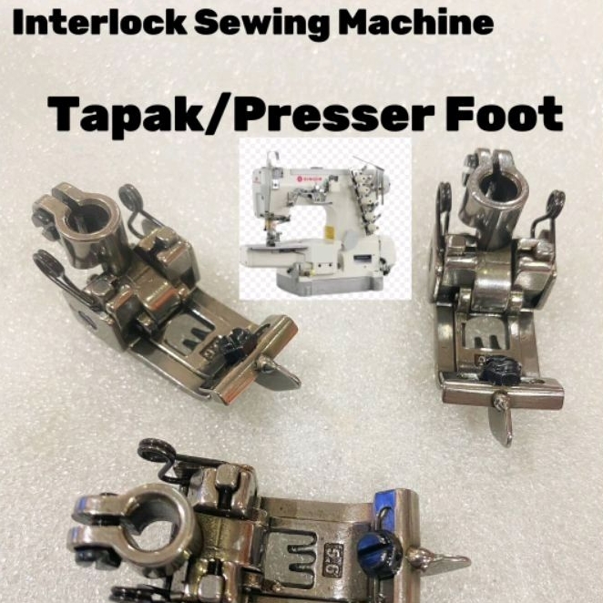 Tapak Interlock sewing machine Industri/Presser Foot Interlock sewing ...