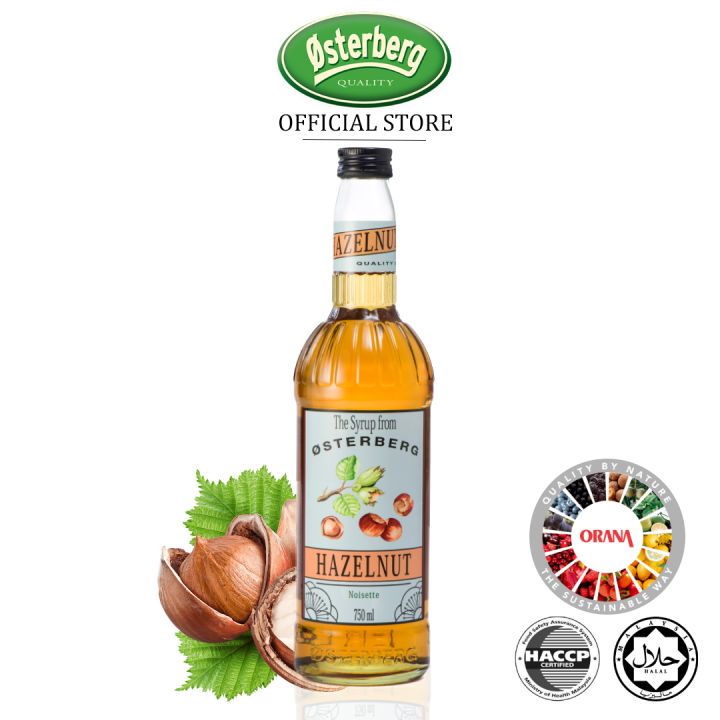 OSTERBERG HAZELNUT SYRUP 750ML | Shopee Malaysia