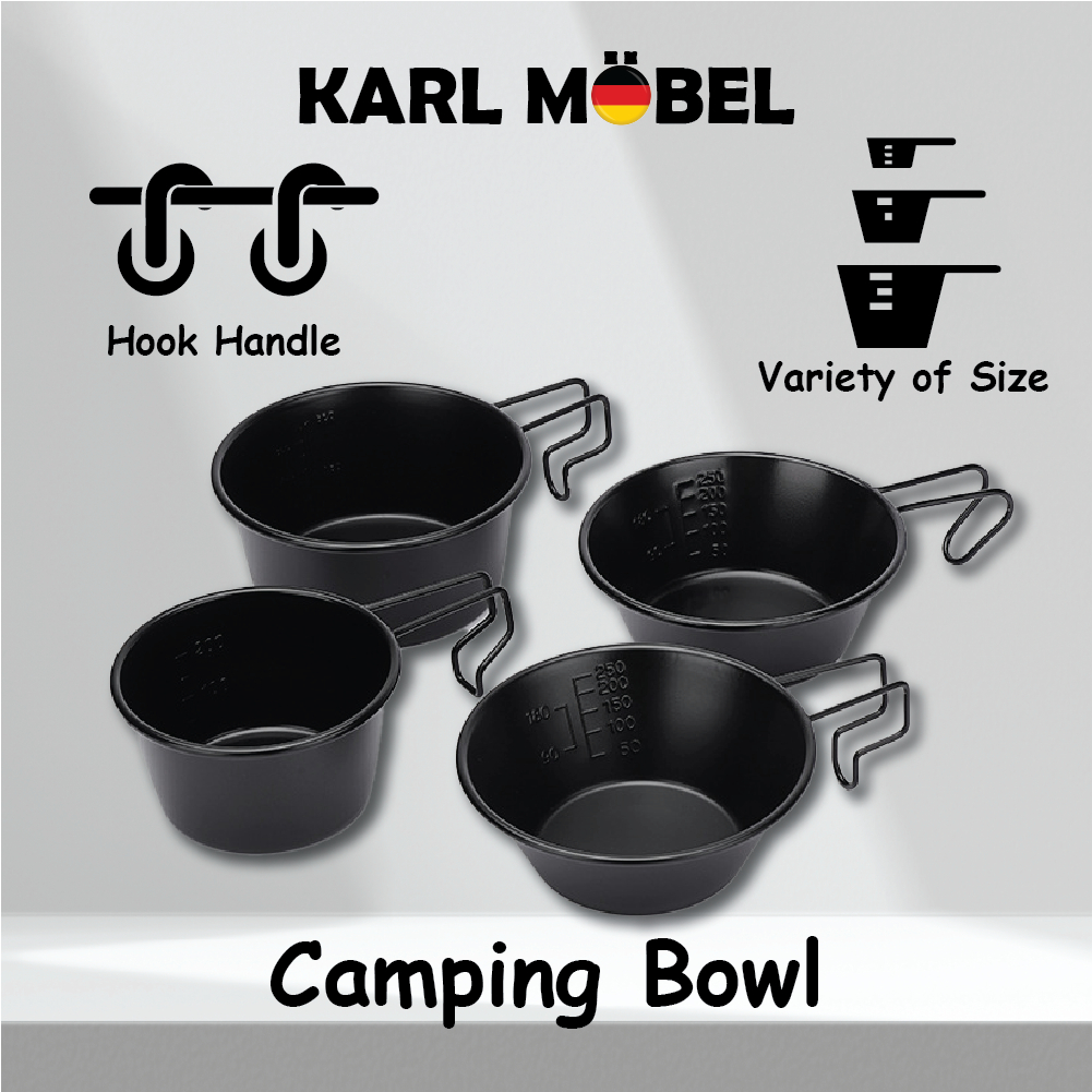 Camping Non-Stick Cup Sierra with Handle Tableware Outdoor Cookware ...