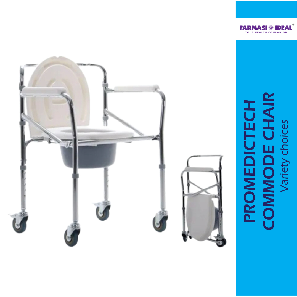 PROMEDICTECH Foldable Commode Chair variety types | Shopee Malaysia