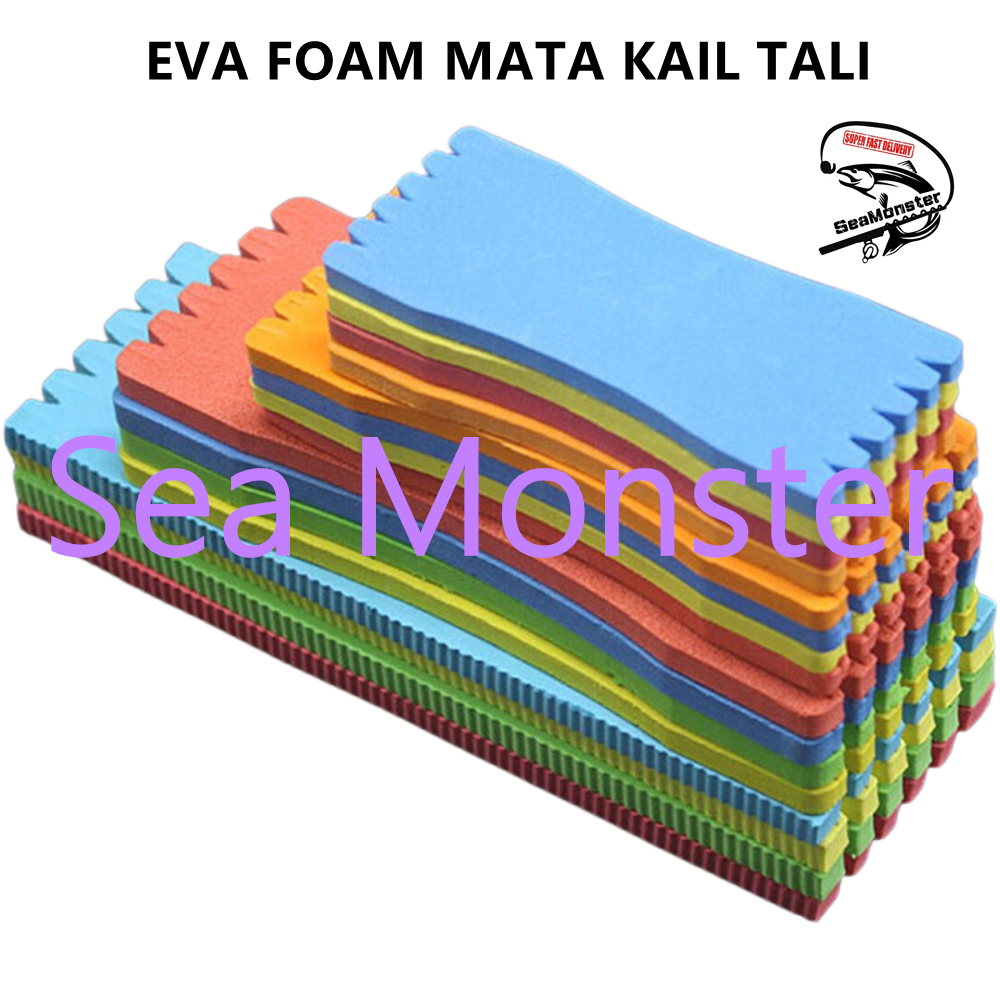 SeaMonster EVA FOAM MATA KAIL TALI PERAMBUT PANCING HOOK HOLDER BOARD ...