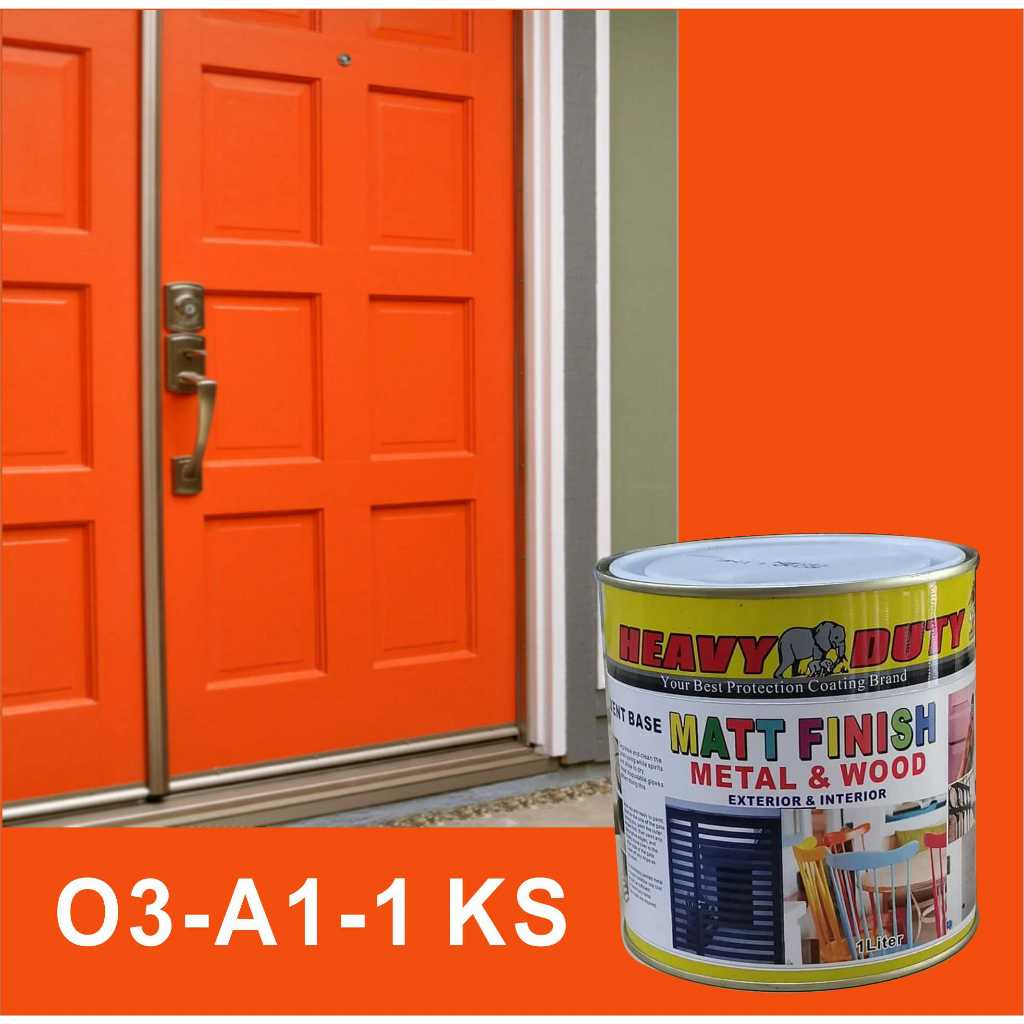03-A1-1 KS ( MATT FINISH ) HEAVY DUTY PAINT HIGH ENAMEL PAINT FOR WOOD ...