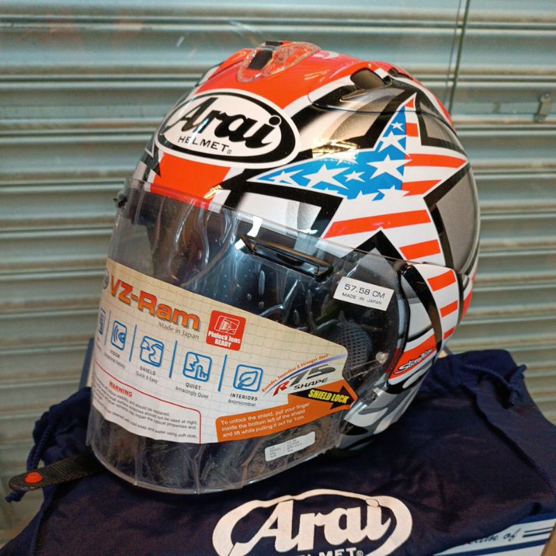 Arai open face VZRAM helmet VZ Ram Hayden Laguna original Arai Japan ...