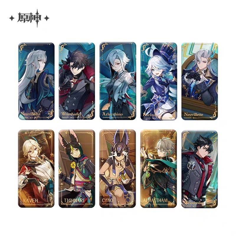 Mihoyo Genshin Impact Genshin Theme Series Square Badge Official ...