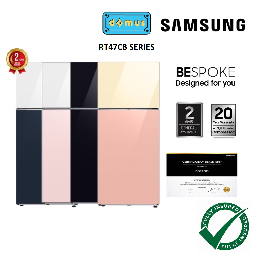 Samsung Bespoke Fridge Refrigerator 476L Peti Ais RT47CB66448JME ...