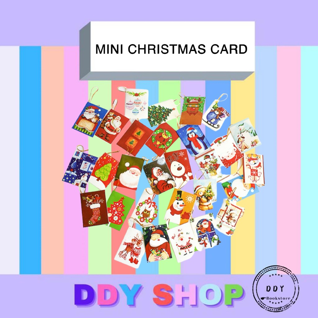 【READY STOCK 🇲🇾】Christmas Mini Card / Greeting Cards — Kad Ucapan ...