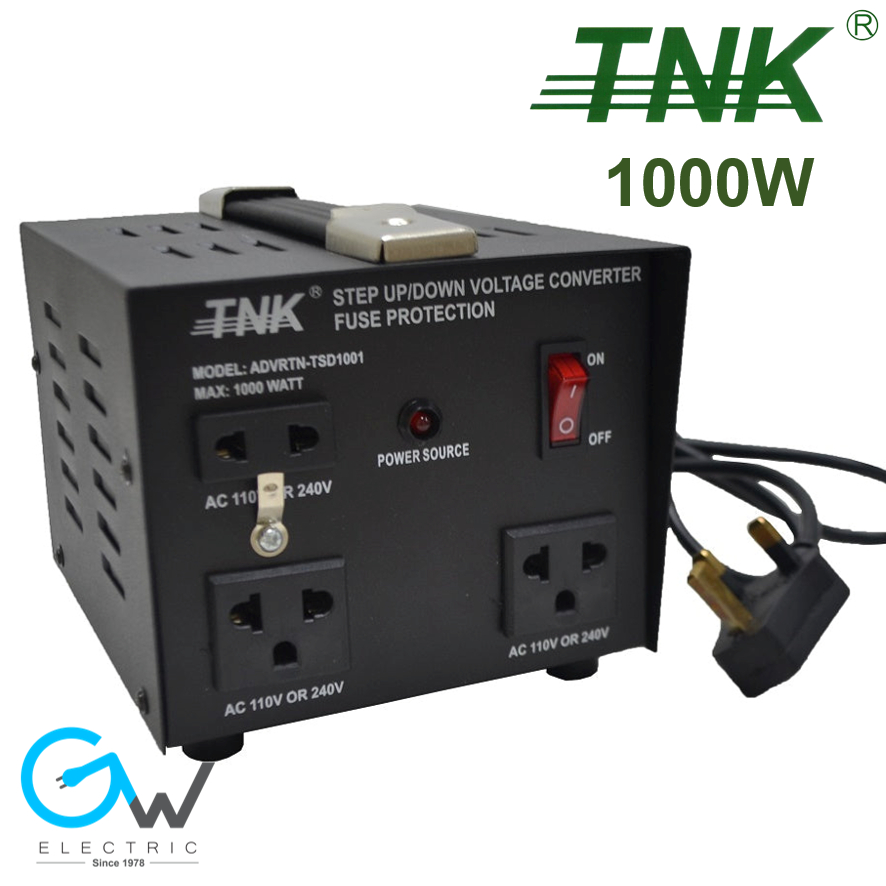 TNK TSD1001 1000W Step Up/Down Voltage Converter [Convert from 240 Volt ...