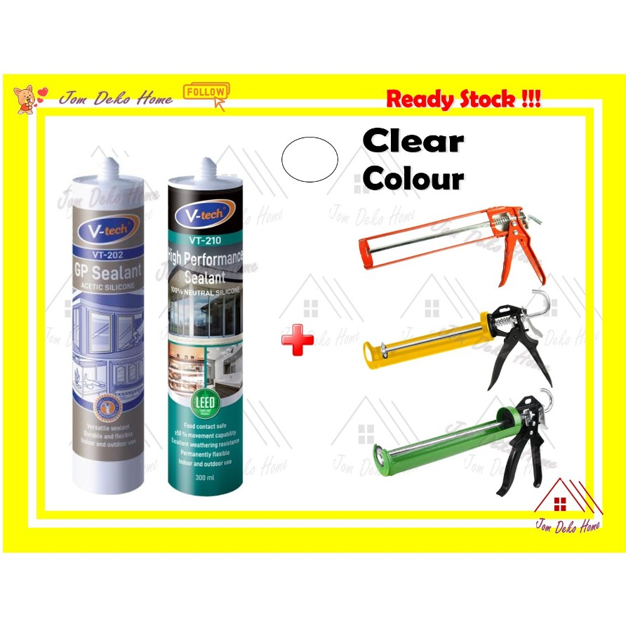 VT-202 GP Sealant VT-210 High Performance Sealant V-Tech All Purpose ...