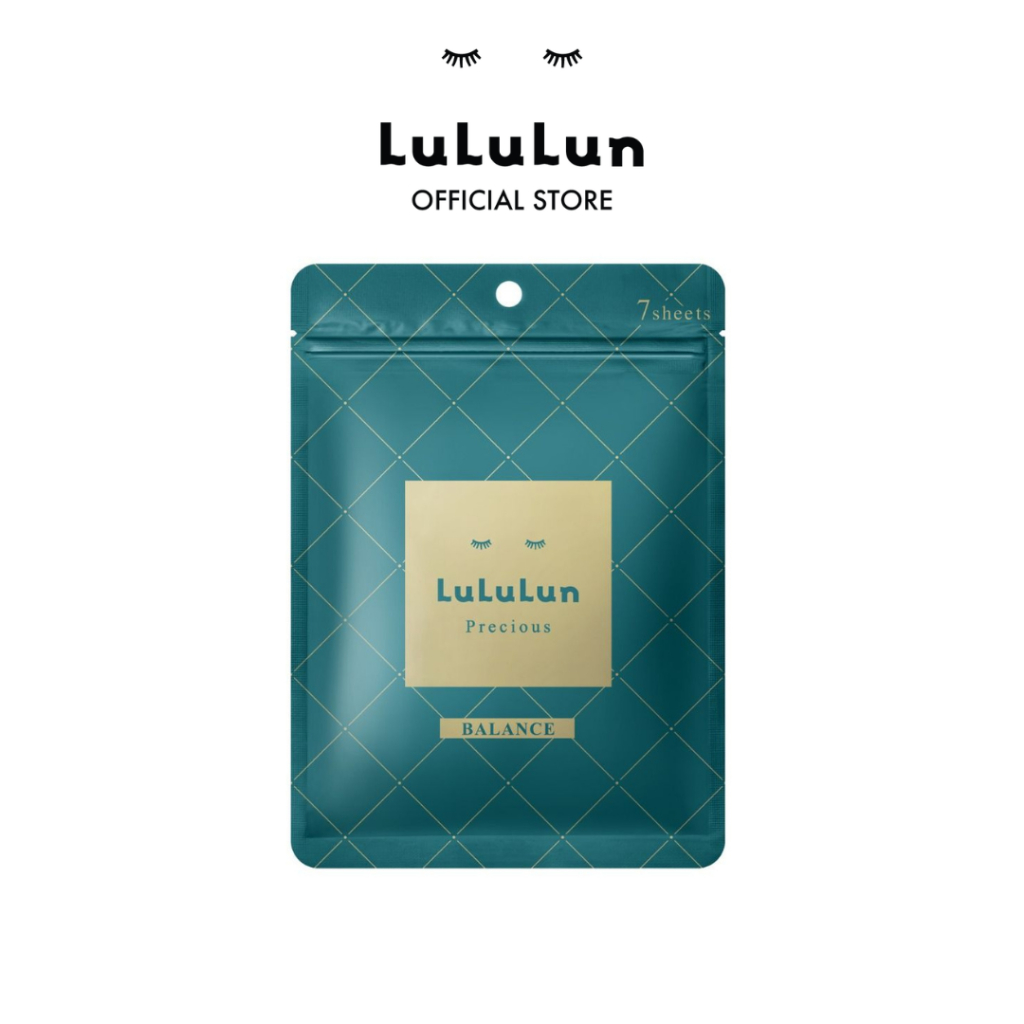 Lululun Face Mask Precious Green Balance (7 sheets) | Shopee Malaysia