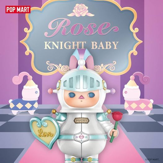 [Ready Stock] Popmart Pucky Singapore Exclusive Rose Knight Figure 泡泡玛特 ...
