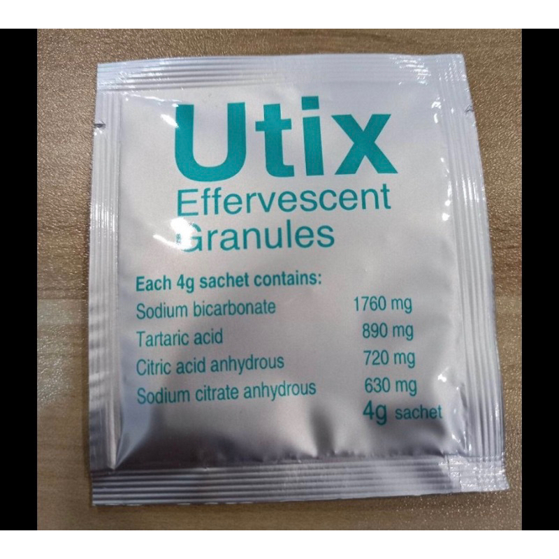 UTIX EFFERVERSCENT GRANULES 4G 1’S | Shopee Malaysia