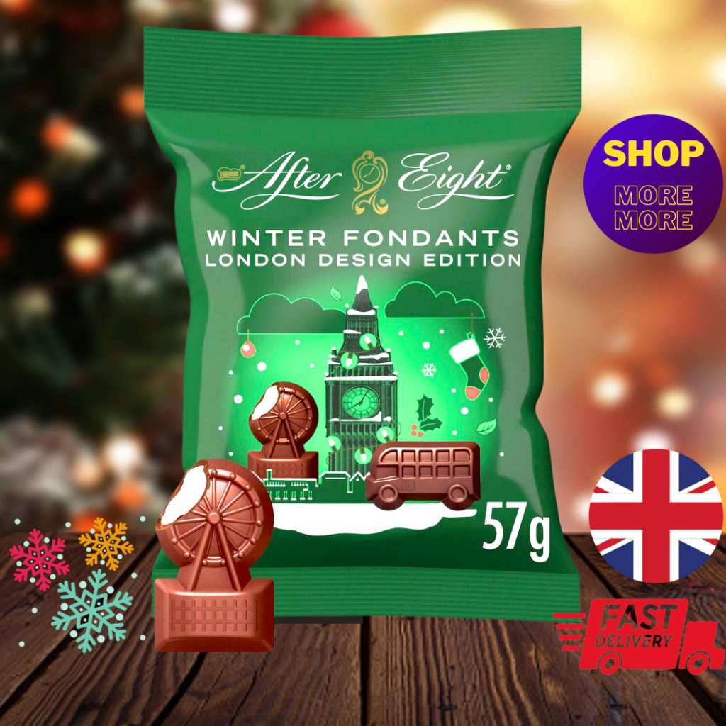 [Special Gifts🎁] 🇬🇧 After Eight Dark Mint Chocolate Christmas London ...