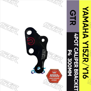 《Bracket》Br3MB0 P4 @ RCB R1 4Pot Caliper Bracket Yamaha Y15ZR Y16ZR ...