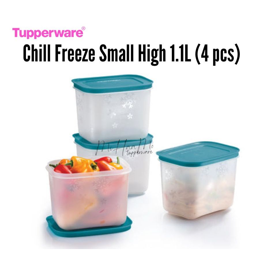 Tupperware Chill Freeze 1.1L Bekas Peti Beku Freezer Container | Shopee ...