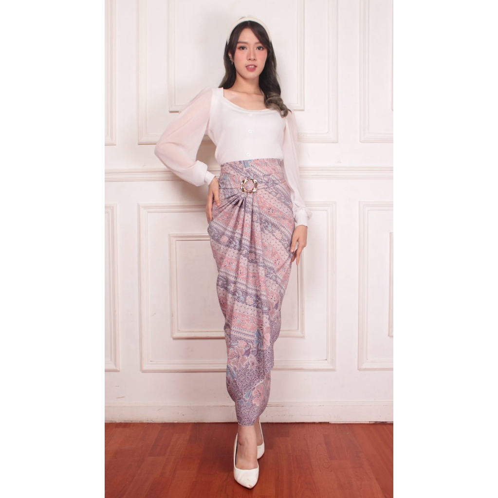 Pario Kain Batik Pario Kebaya Bottom Motif Alami FREE Buckle | Shopee ...