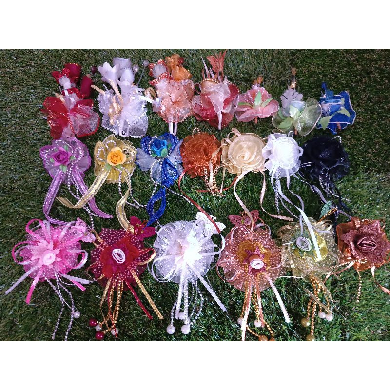 Diy 1pcs Bunga rozek/Bunga rewang/Corsage (siap pin) | Shopee Malaysia