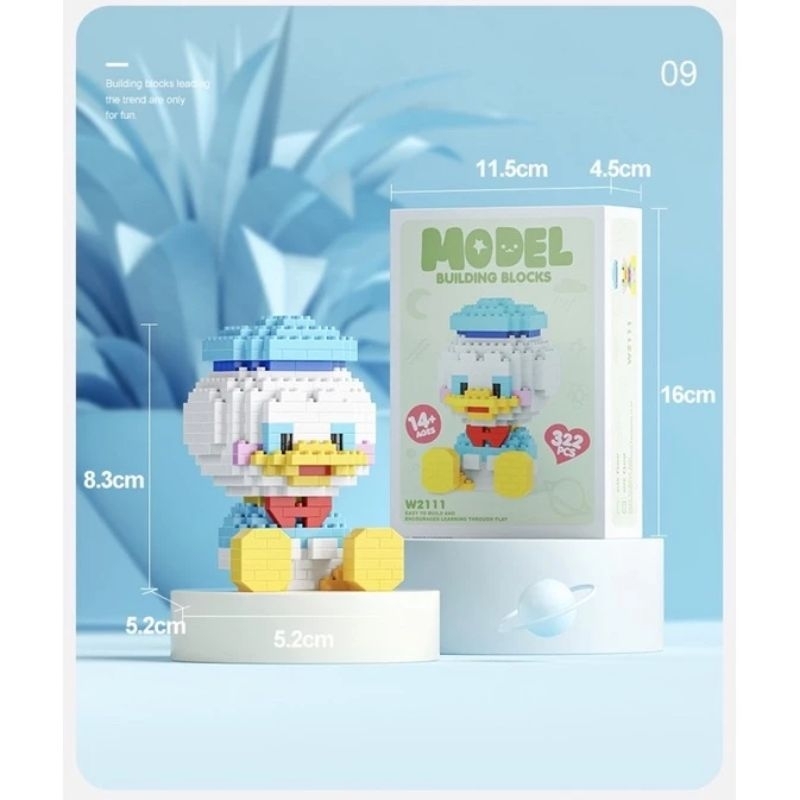 Sanrio Building Block Mini Cartoon DIY Character Model Nano 3D Block ...
