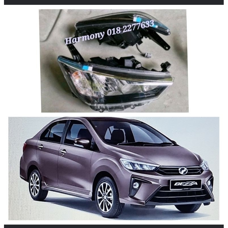ORIGINAL PERODUA BEZZA 2020/21/22 LED HEADLAMP ASSY. Part BARU, KOITO ...