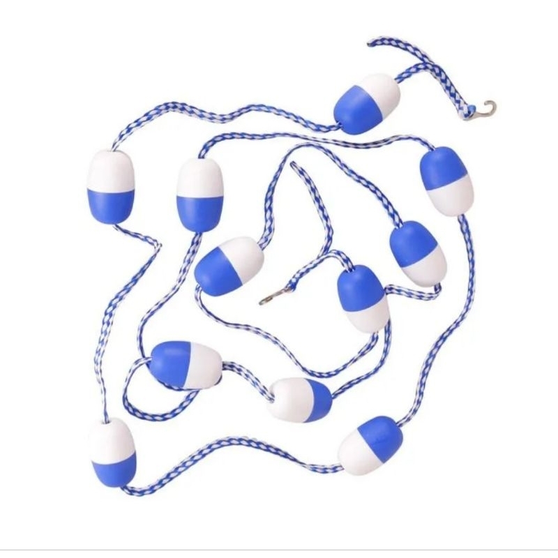 11 Balls Safety Float Line-5M Swimming Pool Safety Separation Rope ...
