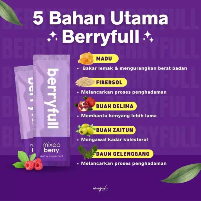 Berry full 1 jar By Inayah Beauty Original Ready Stock | Shopee Malaysia