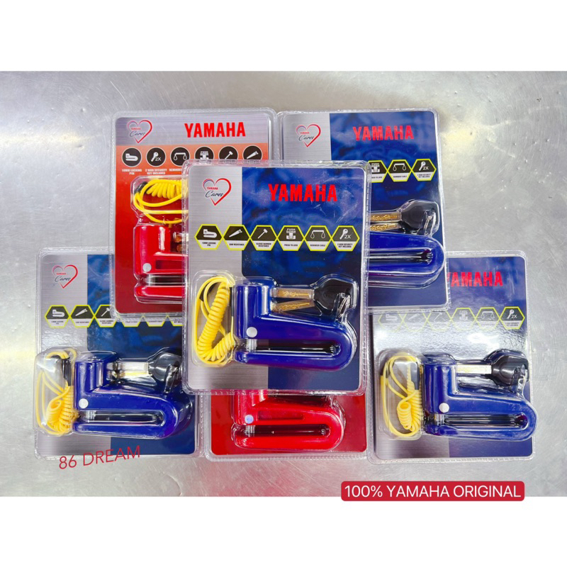 LOCK DISC LOCK UNIVERSAL MOTOR MOTORCYCLE 100% YAMAHA ORIGINAL HIGH ...