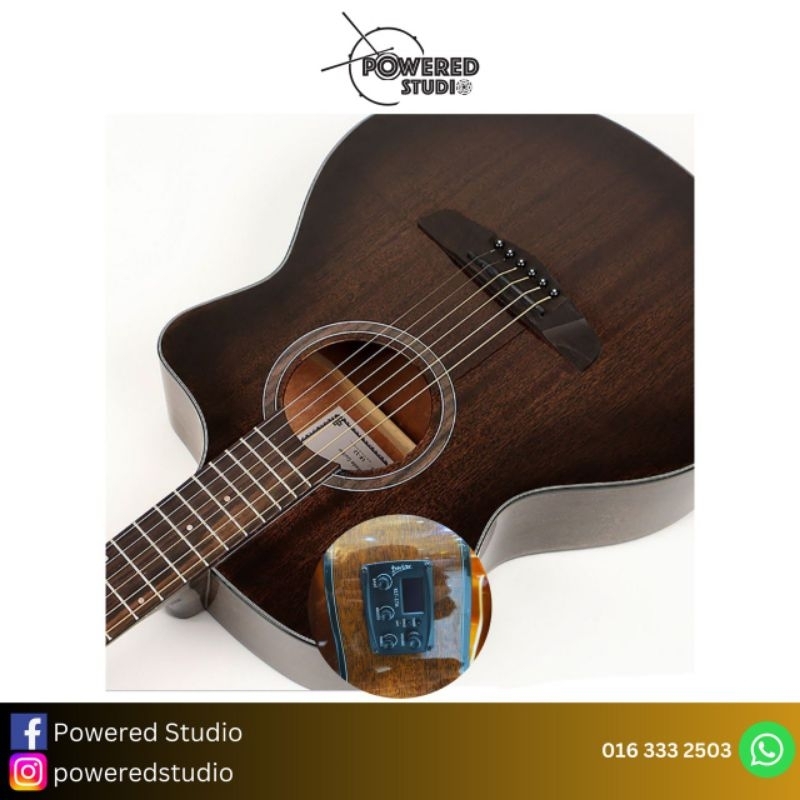 DEVISER ACOUSTIC GUITAR with EQ | Shopee Malaysia
