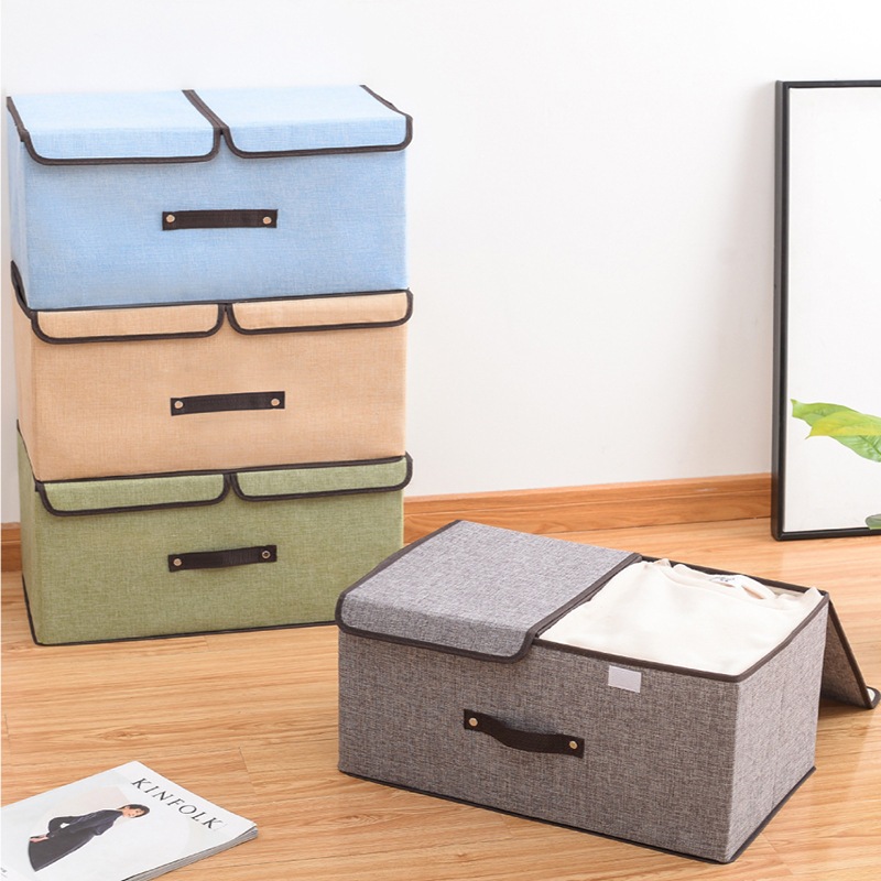 Improved Two Compartment Japanese Style Foldable Box Organizer Large ...