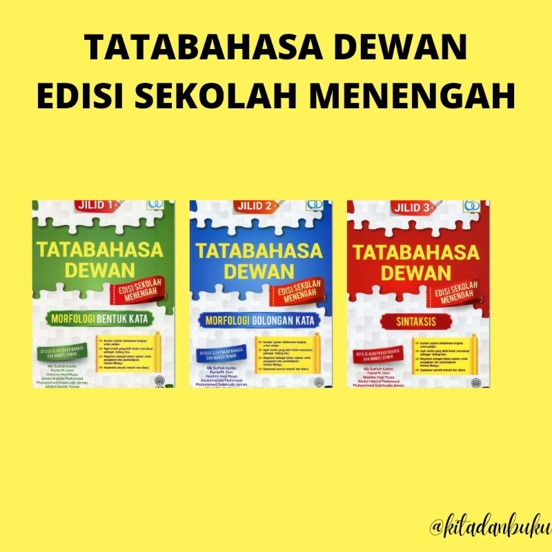 TATABAHASA DEWAN EDISI SEKOLAH MENENGAH DBP | Shopee Malaysia