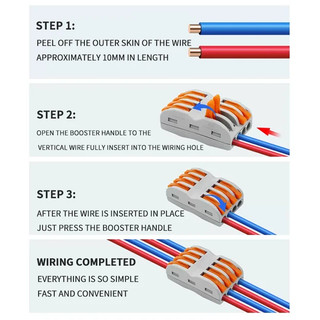 PCT SPL Fast connector Wire Connector Quick Connector Mini Fast Wire ...