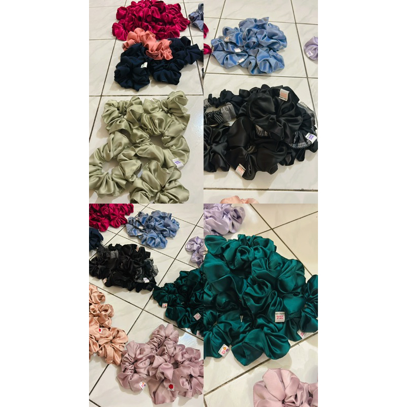 🎀READY STOCK SCRUNCHIE 🎀 GETAH RAMBUT 🎀 | Shopee Malaysia