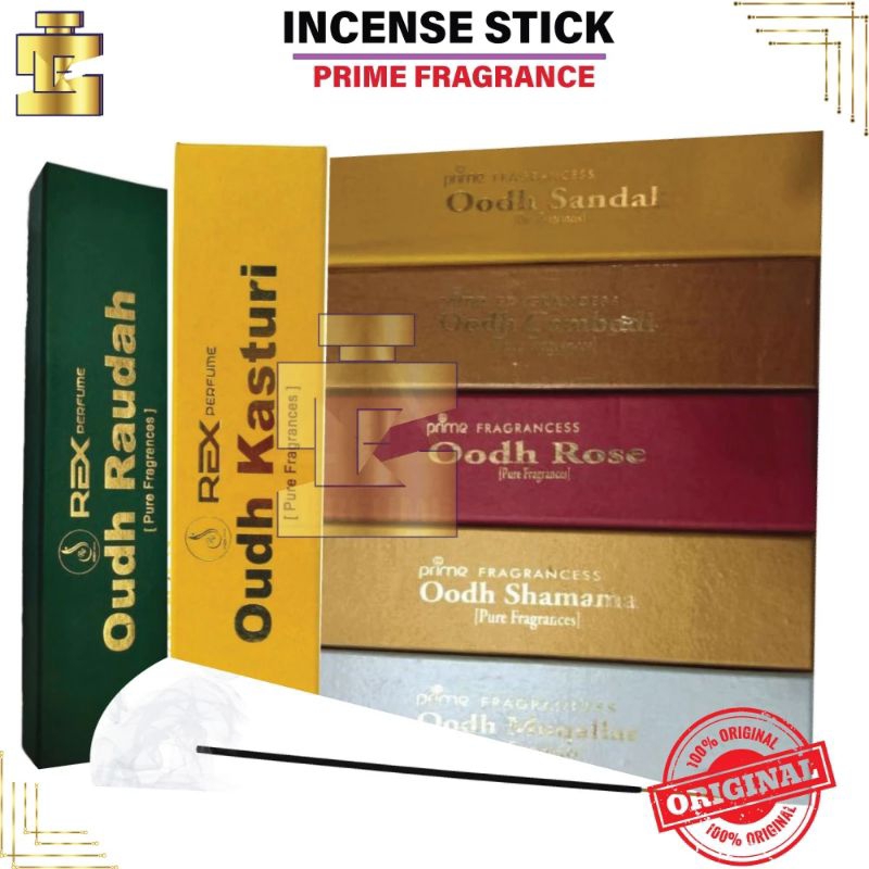 Prime Fragrances INCENSE STICKS /OUD Raudah/ Oudh KASTURI /Oudh ROSE ...